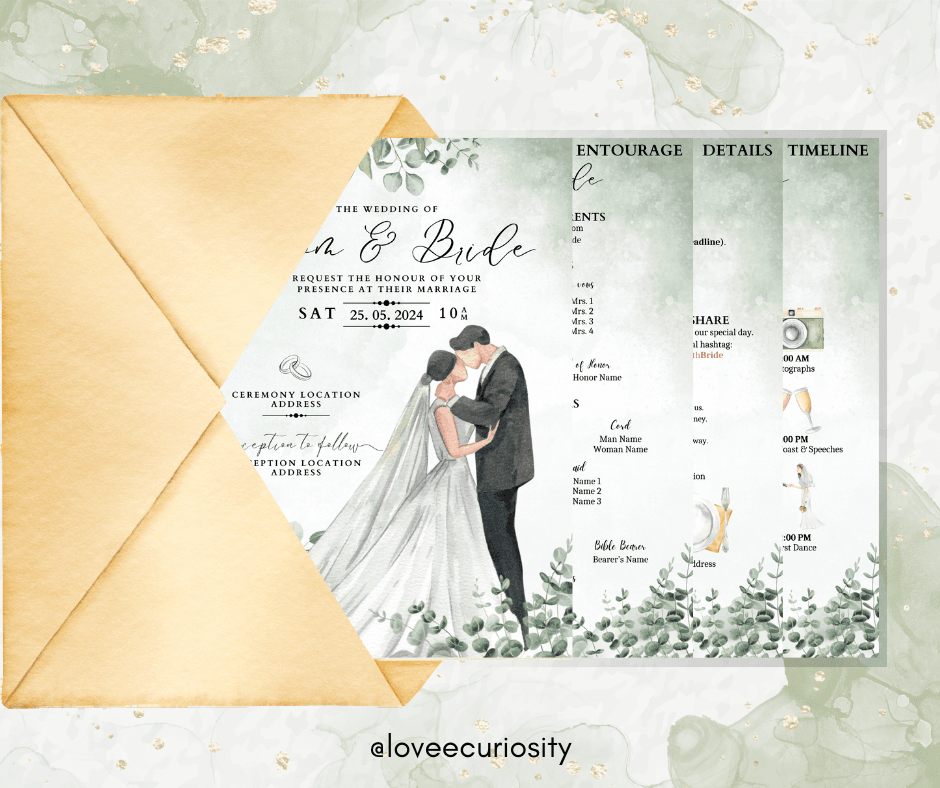 Mint Green Wedding Invitations