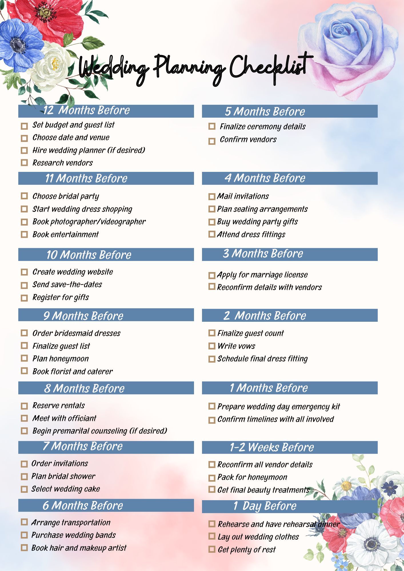 Wedding Planning Organizer