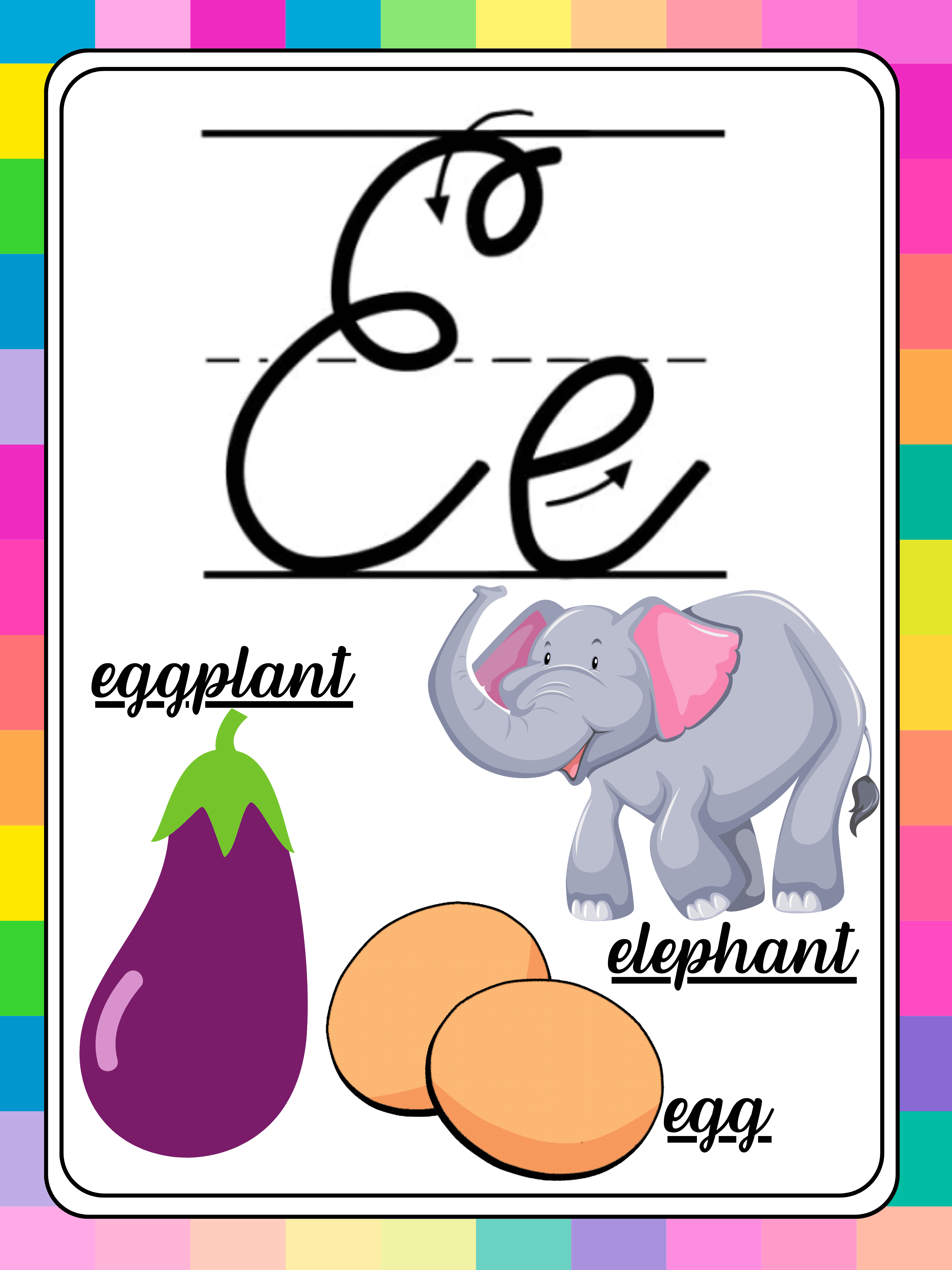 Free Print And Cursive Alphabet Flashcards And Posters