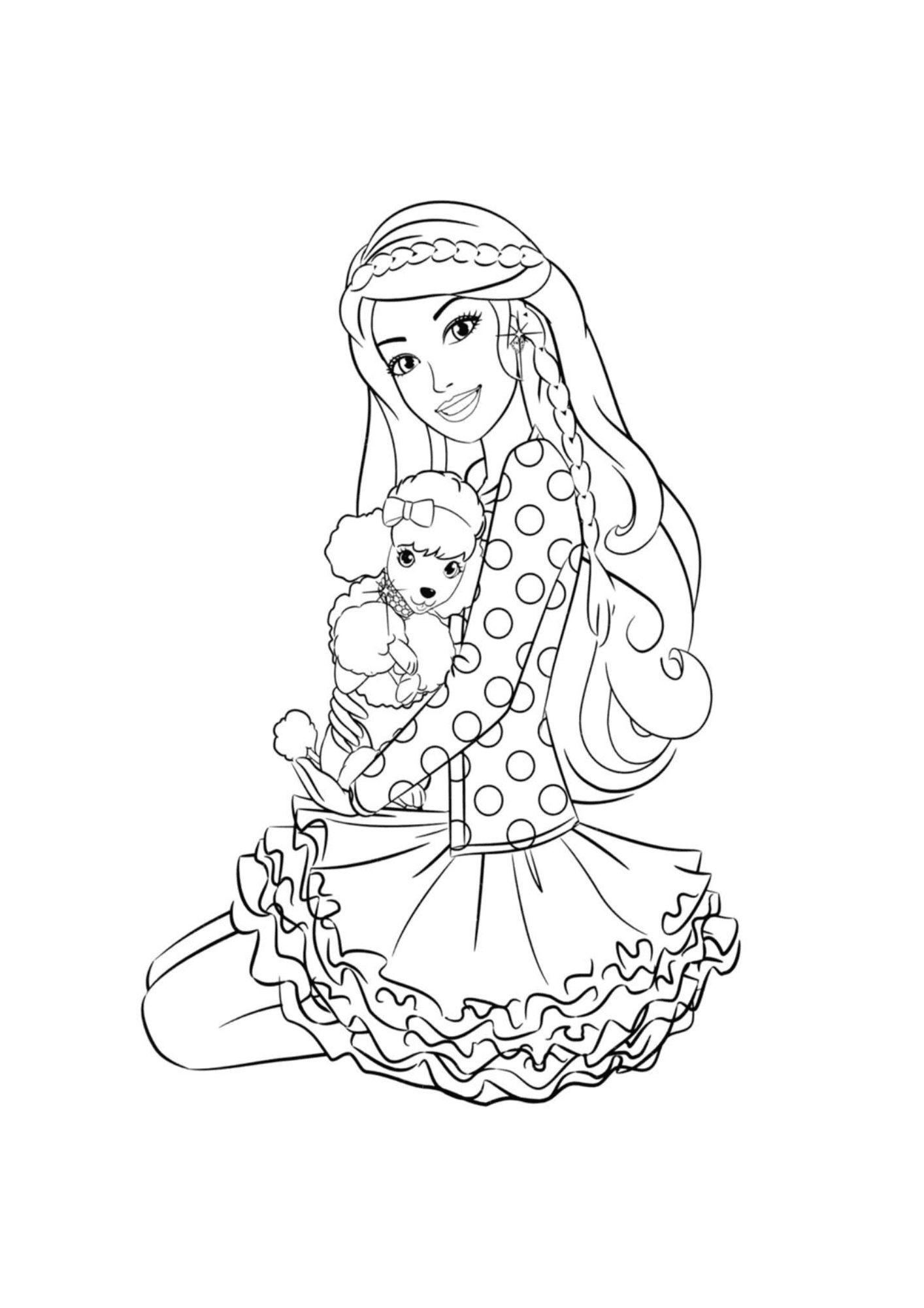 barbie coloring pages