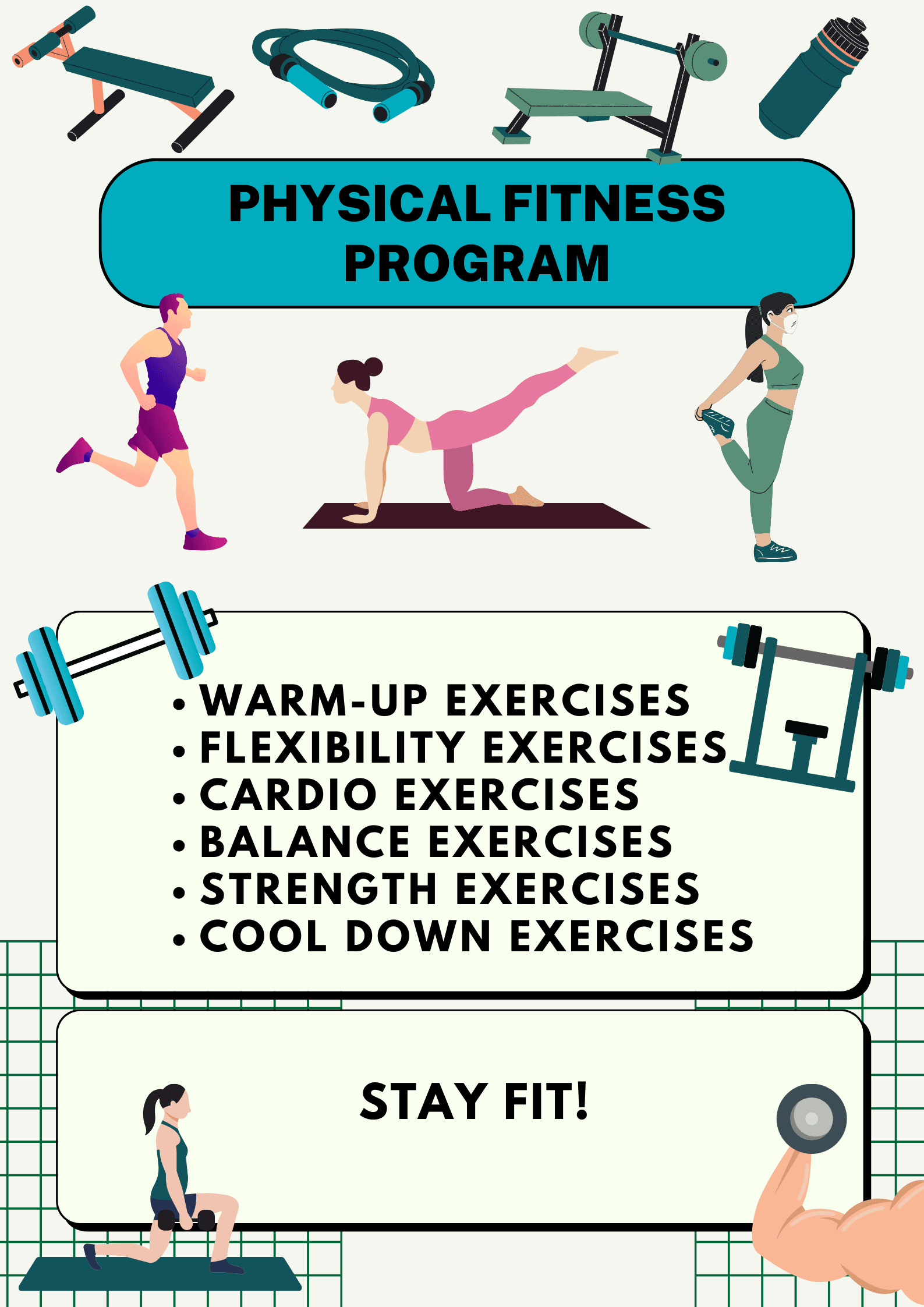 Physical fitness program store