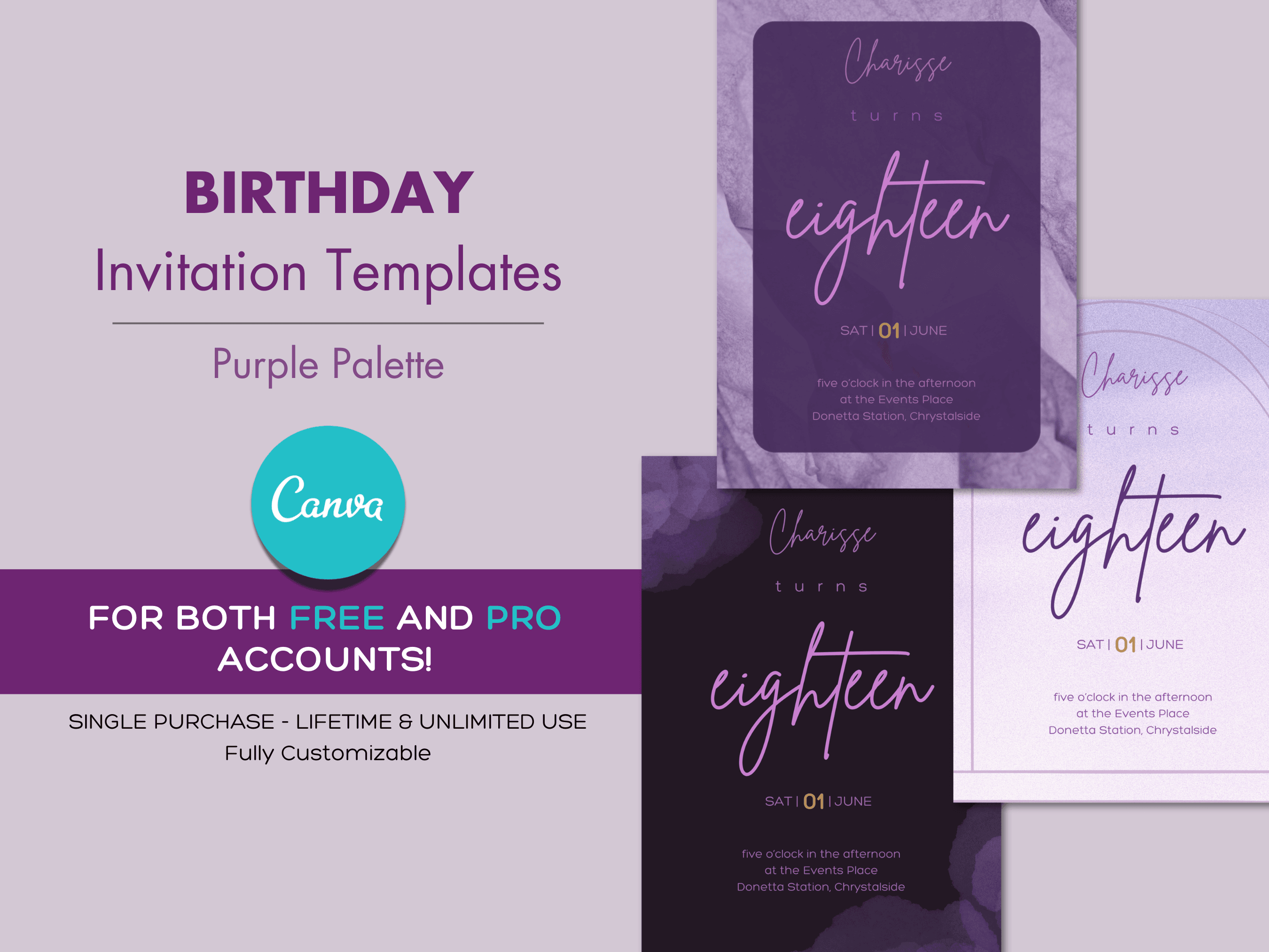 Debut Invitation Layout 7TH BIRTHDAY INVITATION LAYOUT & PRINTING!