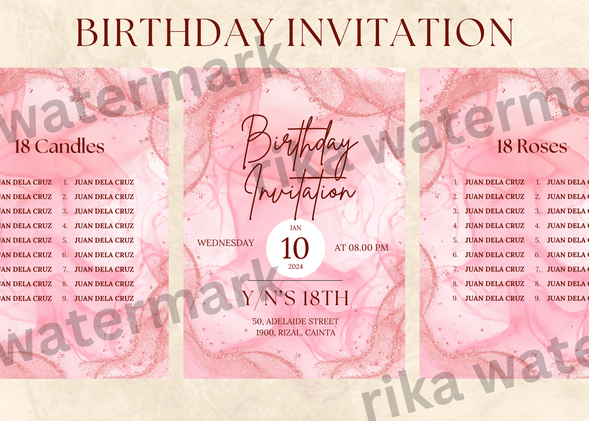 Exle Of Invitation Letter For 18th Birthday Invitation - Infoupdate.org