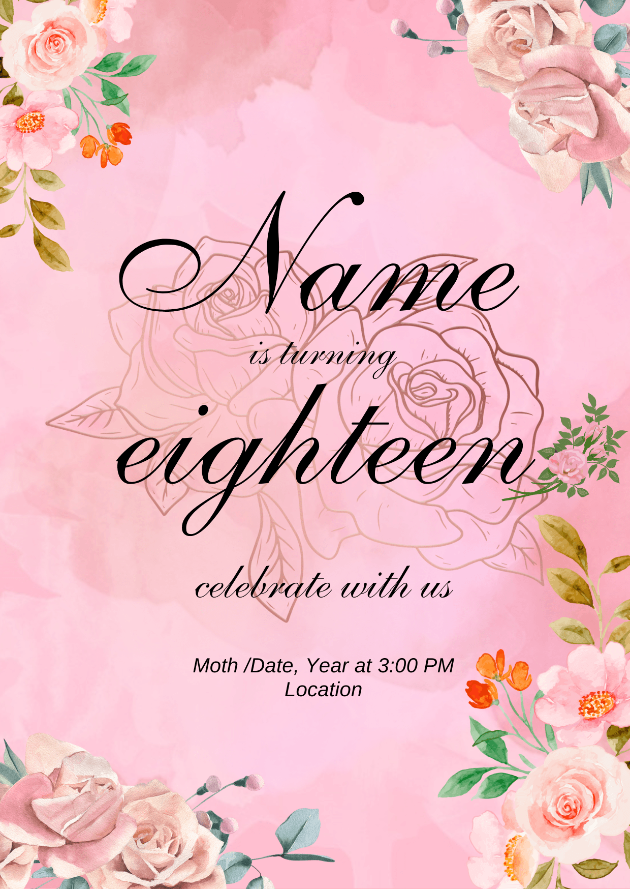 background design for debut