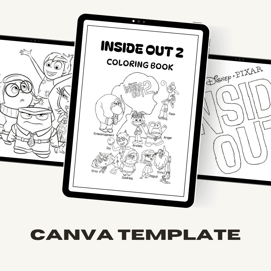 inside out coloring pages envy