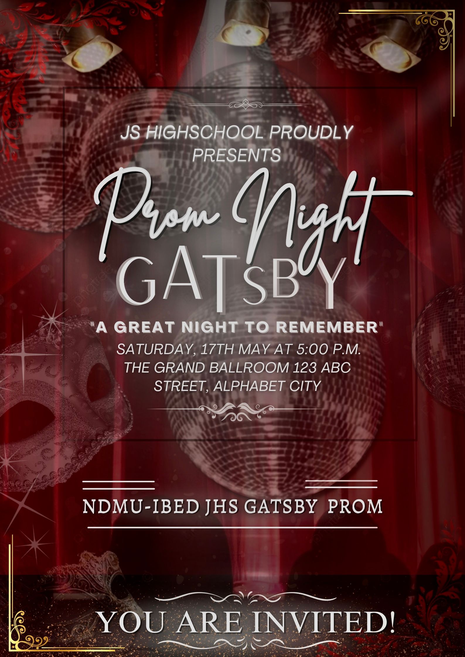 Prom Invitation Templates