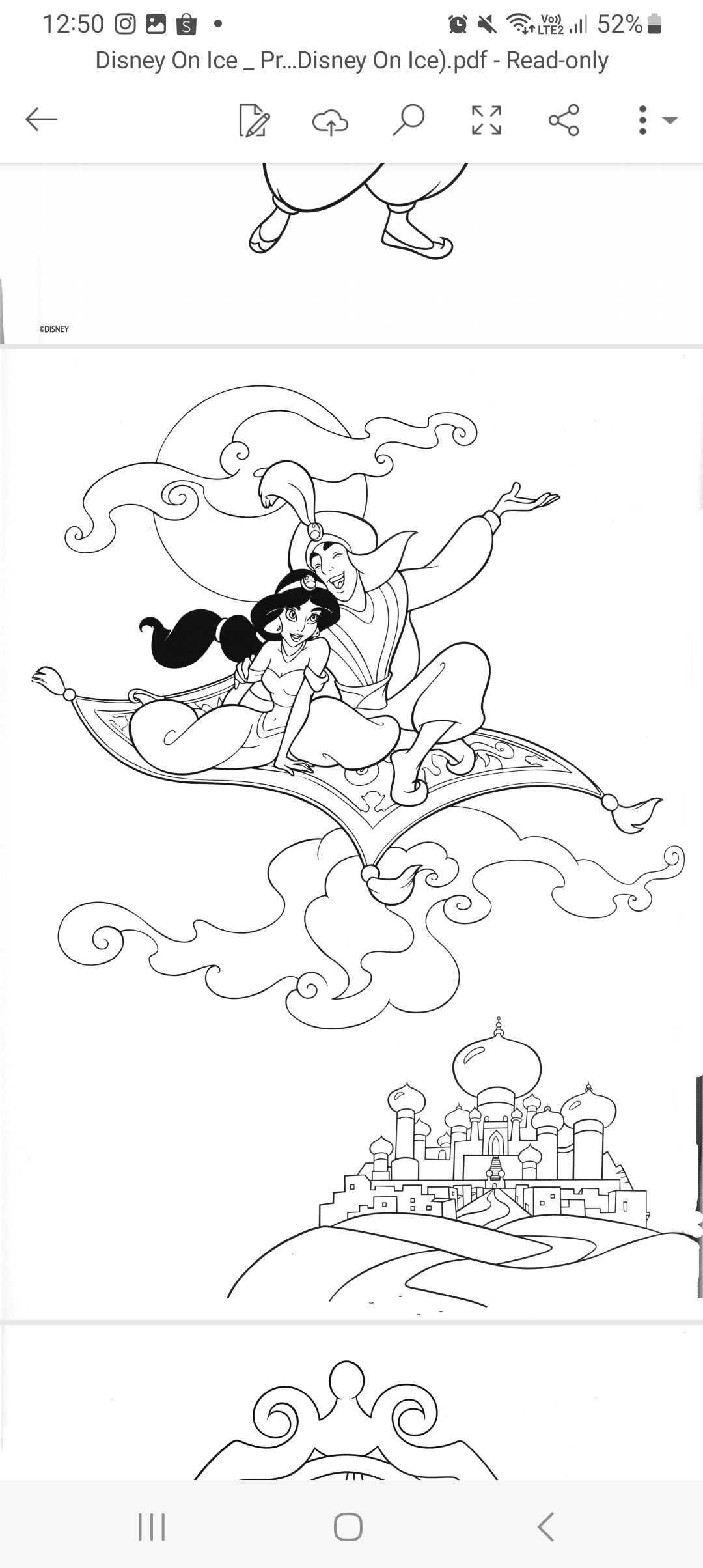 Disney On Ice Coloring Pages