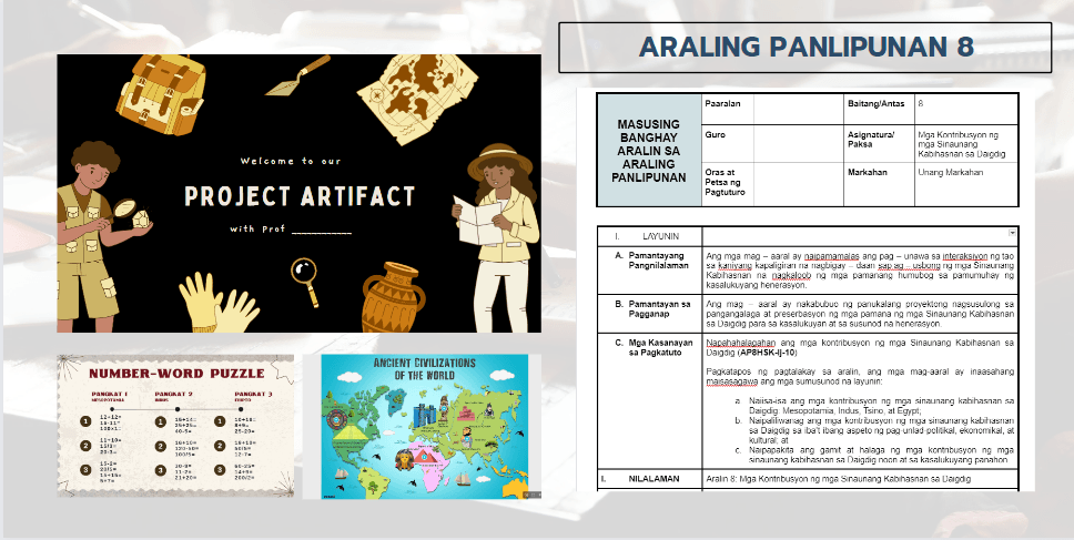 Araling Panlipunan Lesson Plan Template
