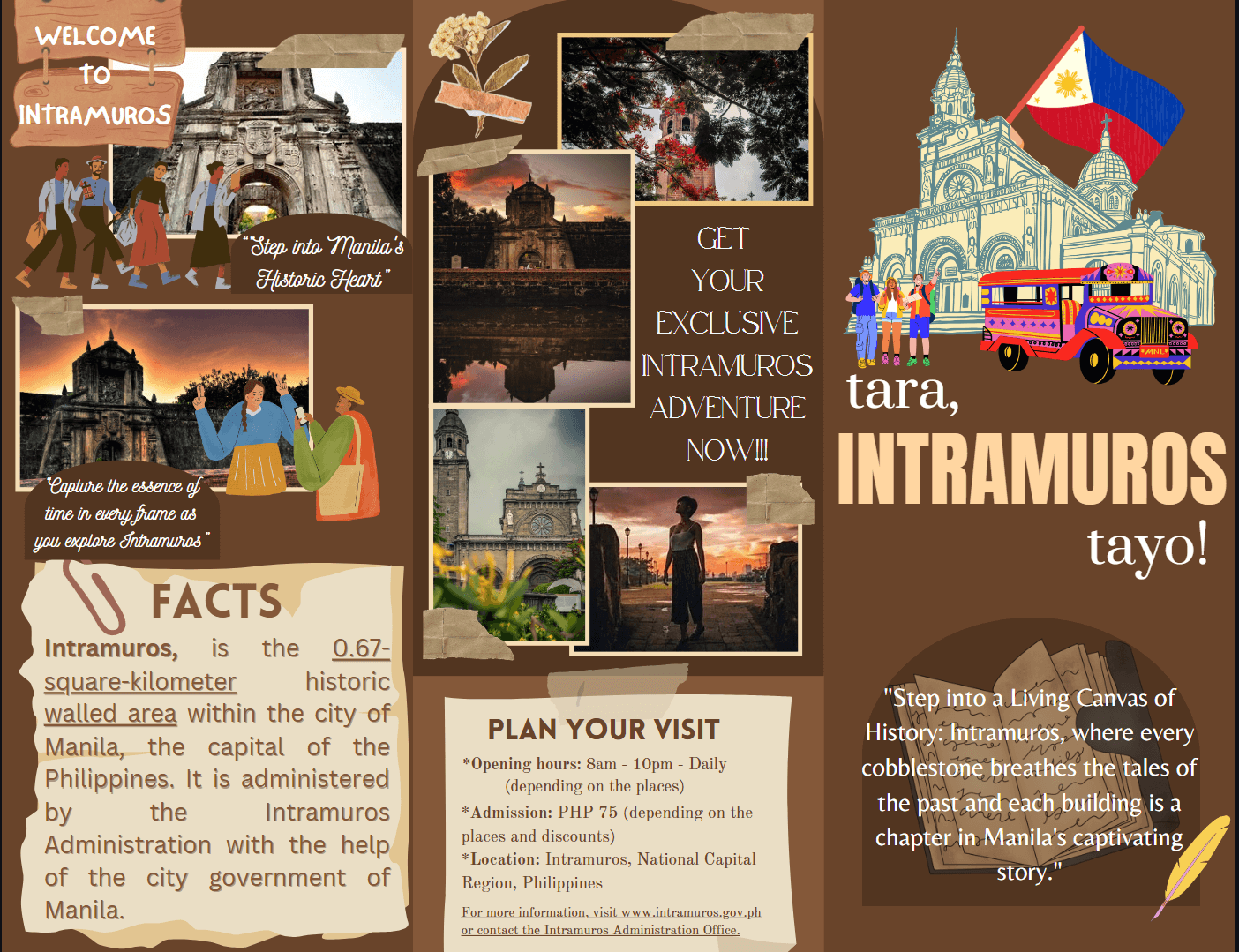 Exle Of Brochure For Tourist Spot In The Philippines - Infoupdate.org