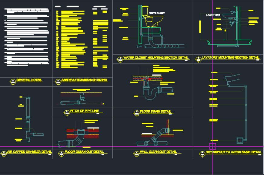 Plumbing Details Cad Files Dwg Files Plans And Details
