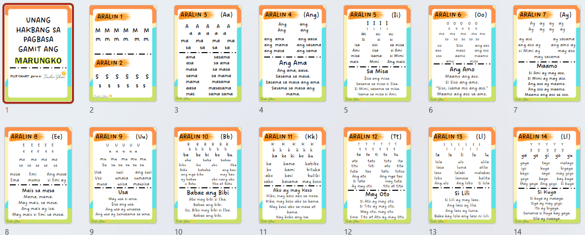 Unang Hakbang Sa Pagbasa