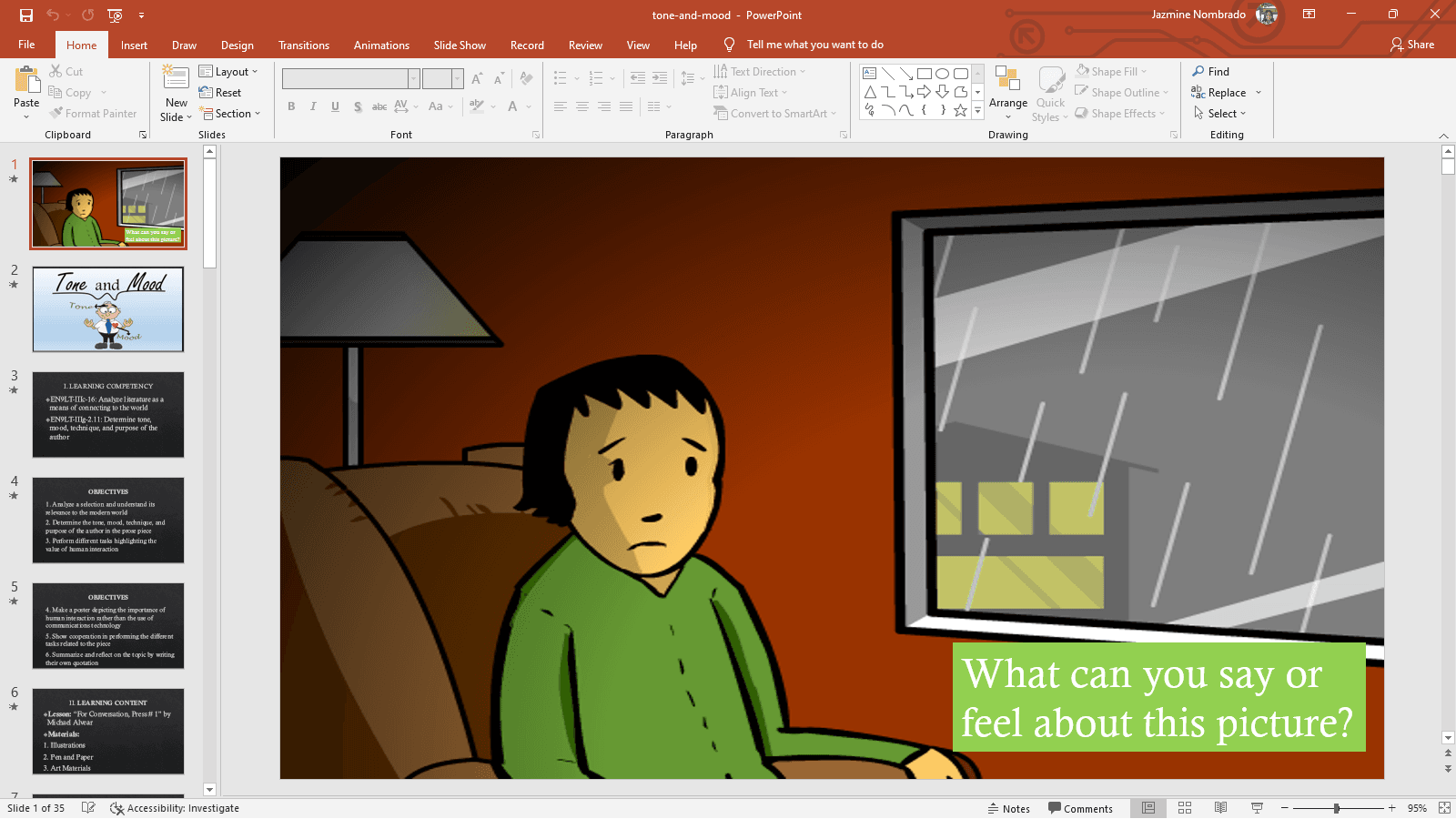 Tone And Mood Powerpoint Presentations Tone Mood In Writing Excellent