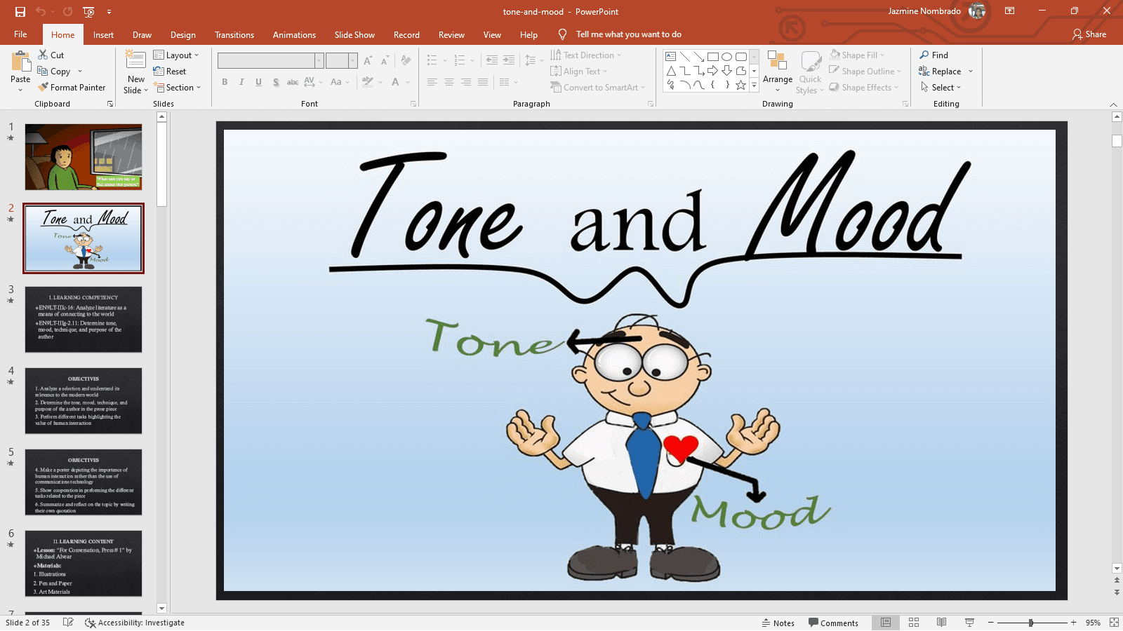 Tone And Mood Powerpoint Presentations Tone Mood In Writing Excellent