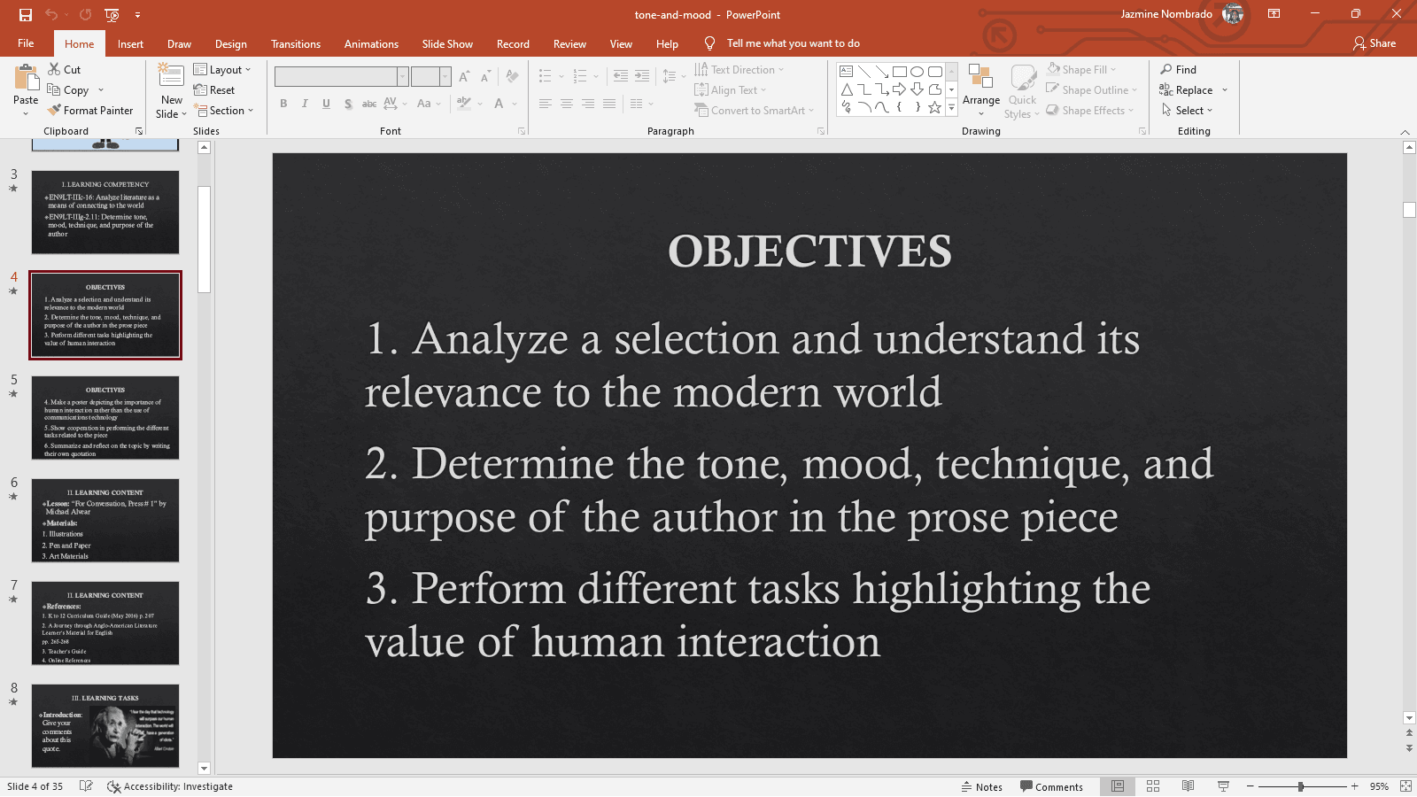 Tone And Mood Powerpoint Presentations Tone Mood In Writing Excellent