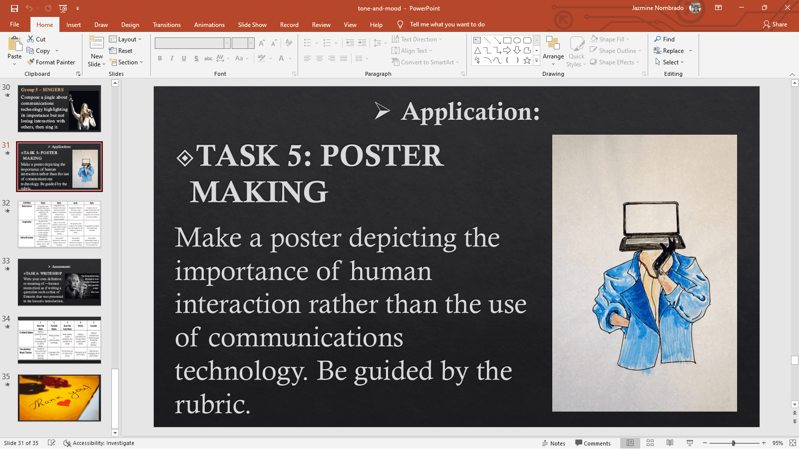 Tone And Mood Powerpoint Presentations Tone Mood In Writing Excellent