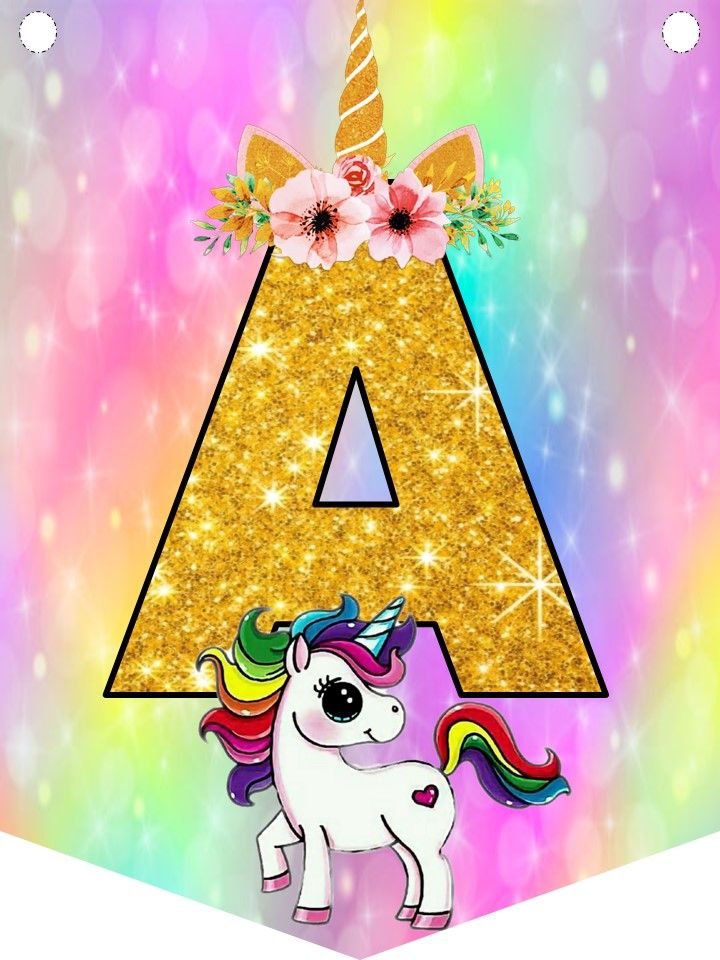 Unicorn Birthday Banner by abhieghaile saltik Raket.PH
