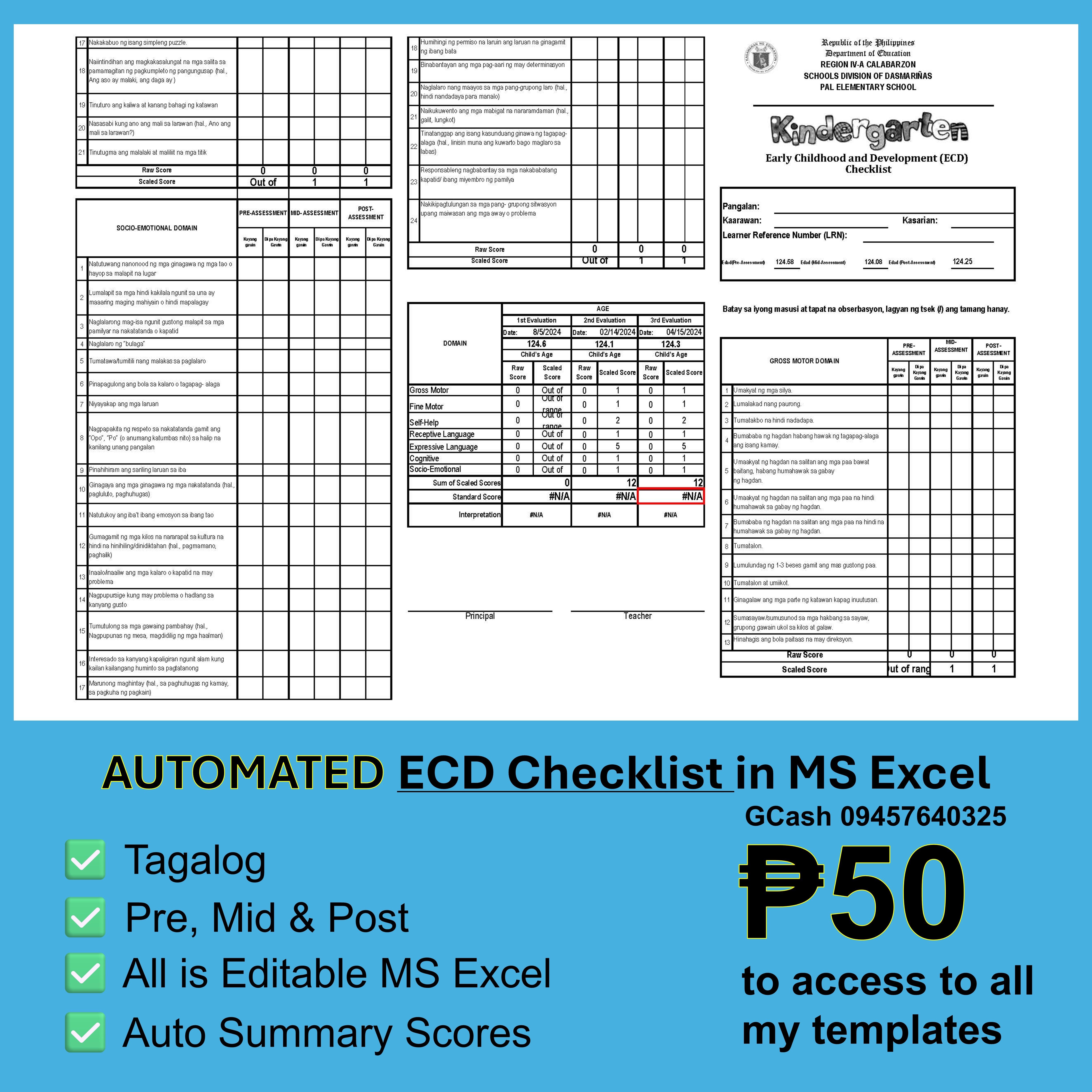 Early Childhood Development Checklist Deped Revised 2015