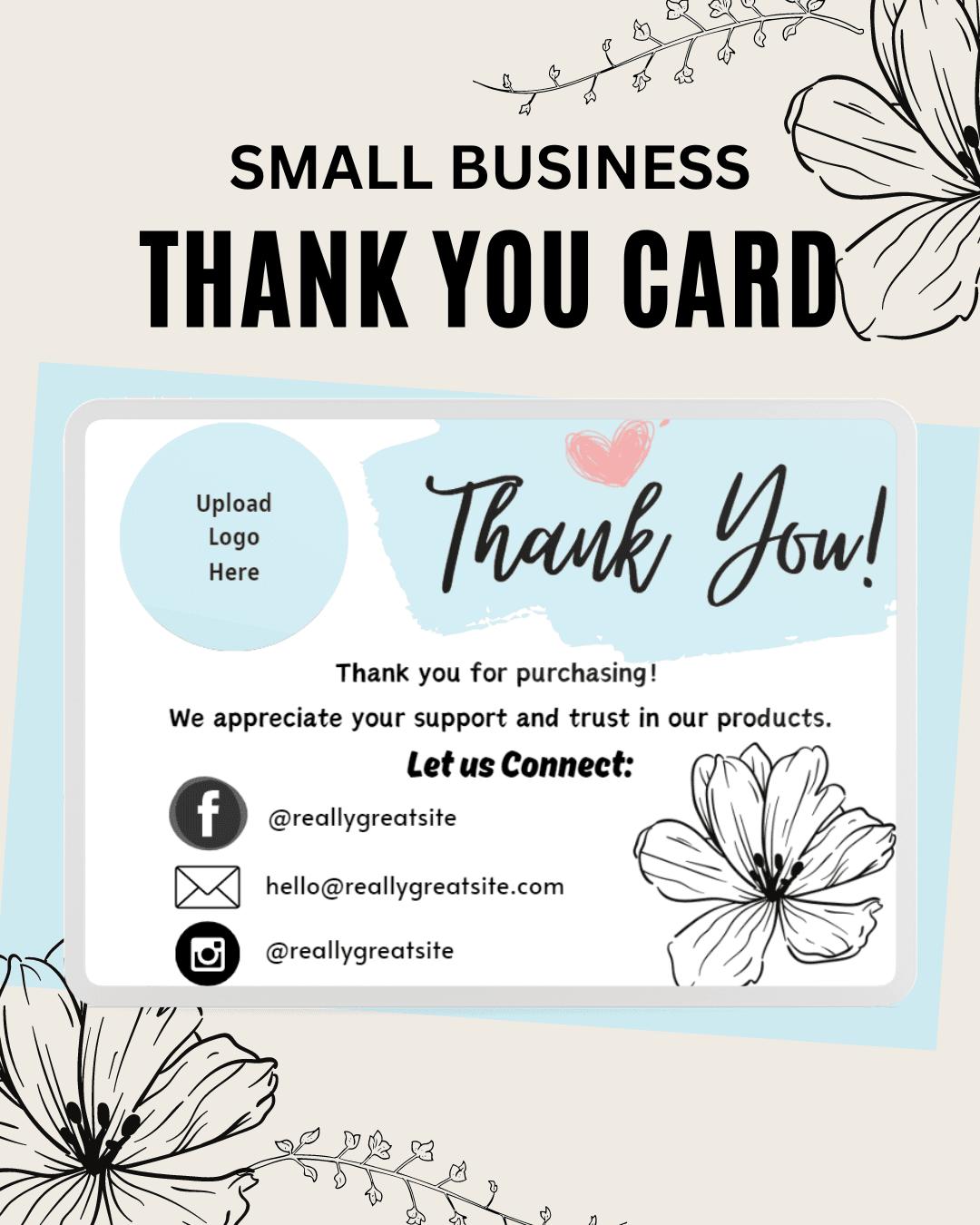 Thank You For Your Purchase Template