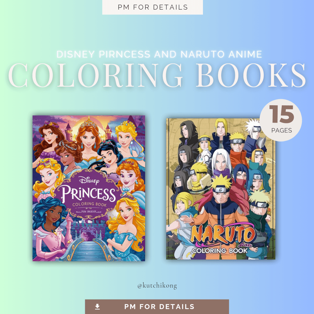 disney anime coloring book