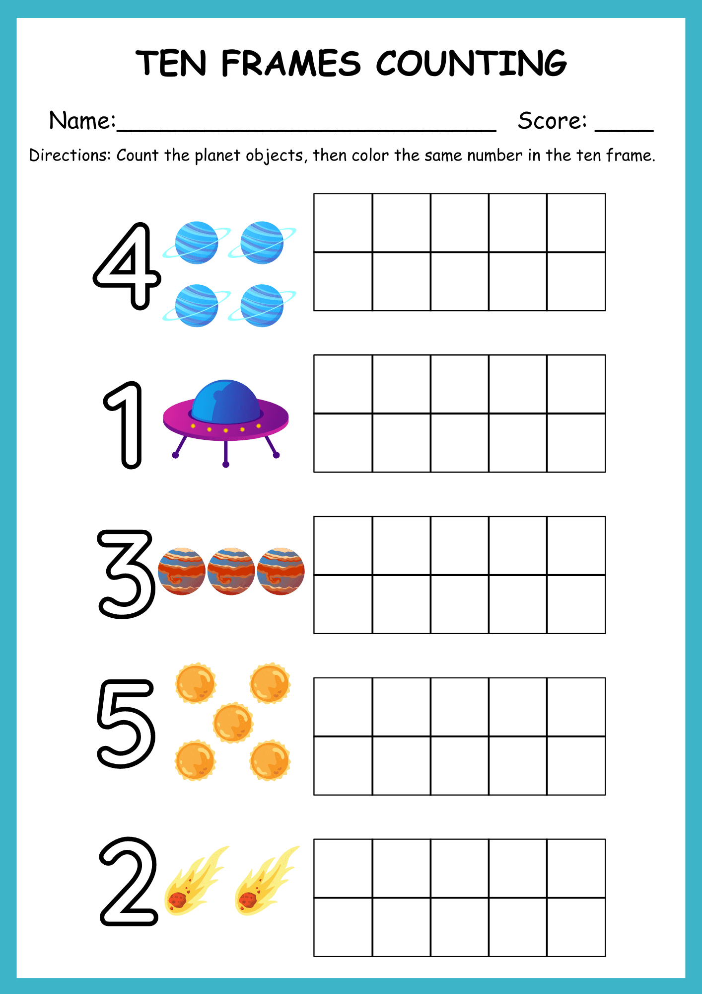 All Ten Colors Of Planets