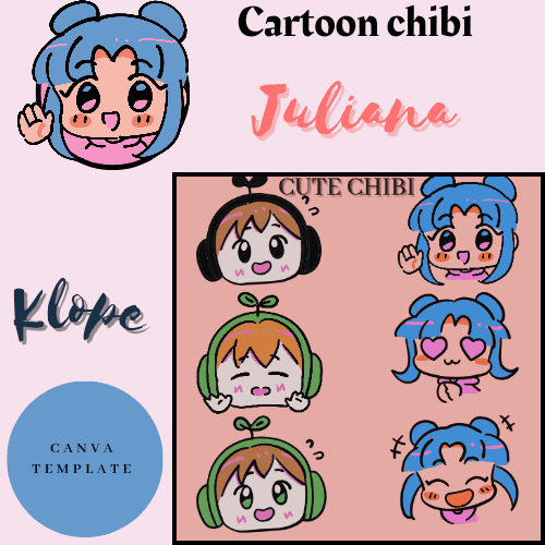 Anime Chibi Sjabloon