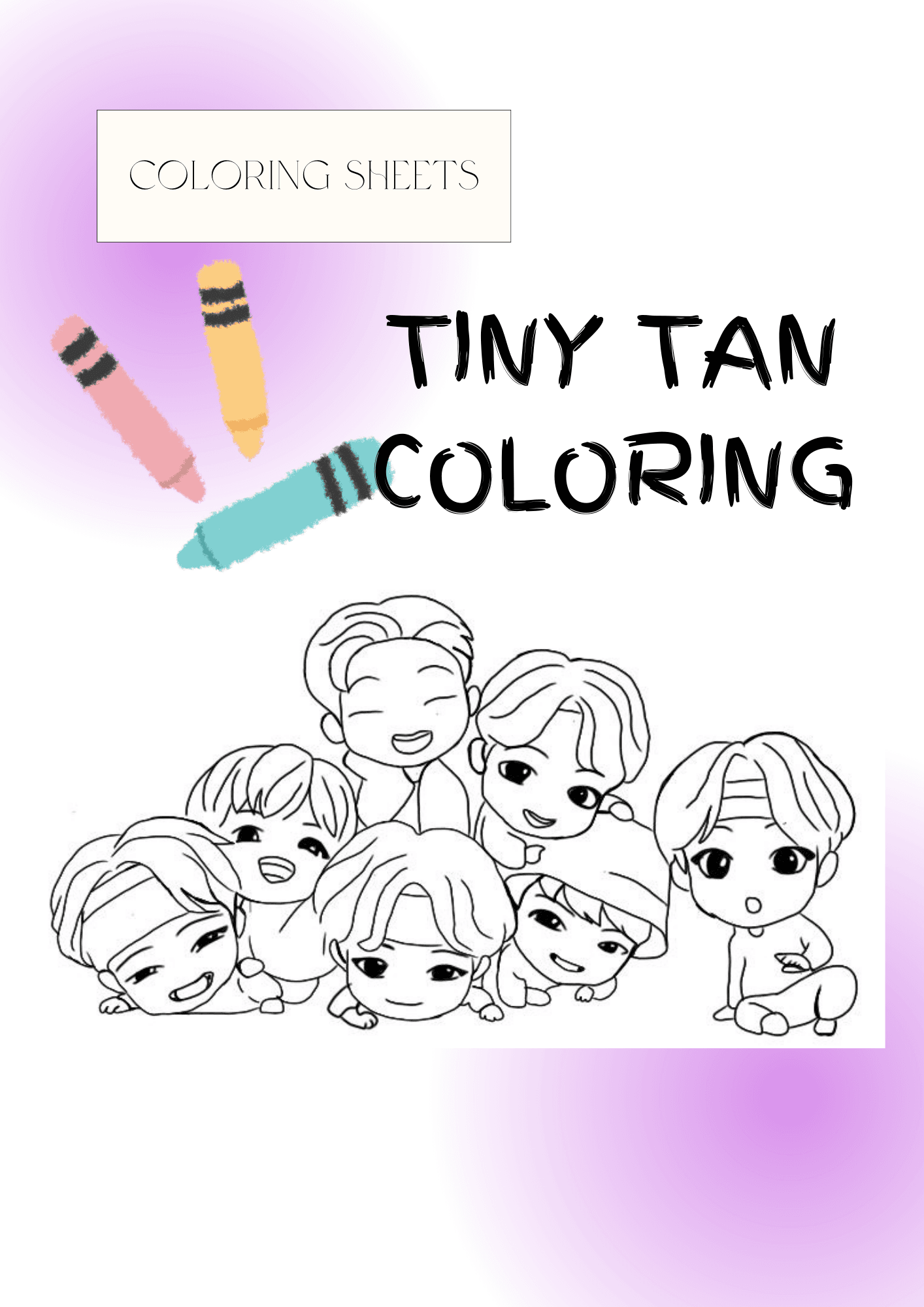 twice kpop coloring pages