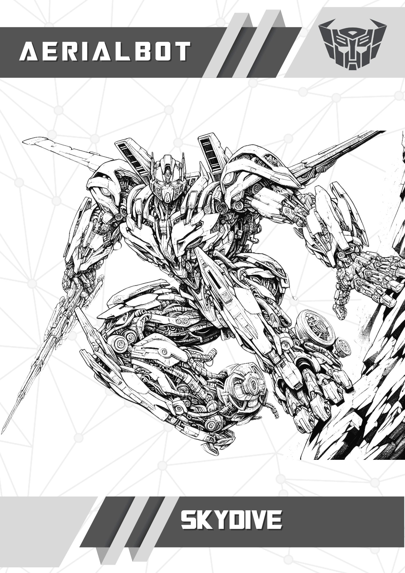 aerialbots coloring pages