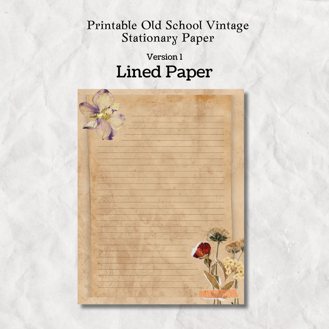 Victorian Printable Stationery