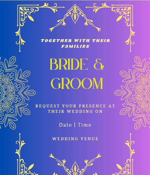 Virtual wedding card | Honestweddingadvice.com