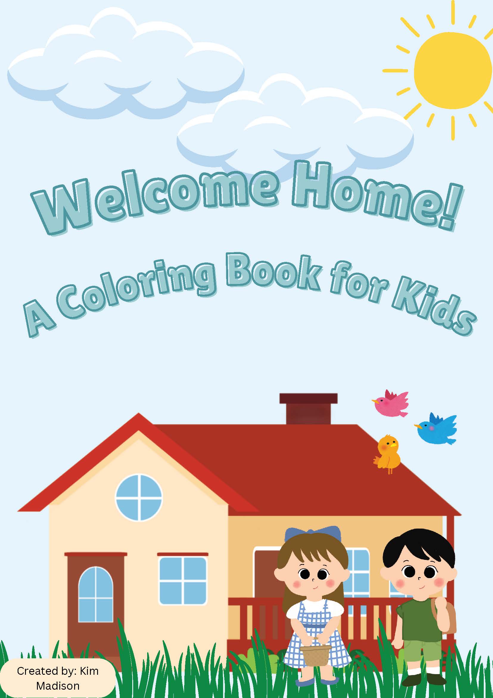 welcome home coloring book