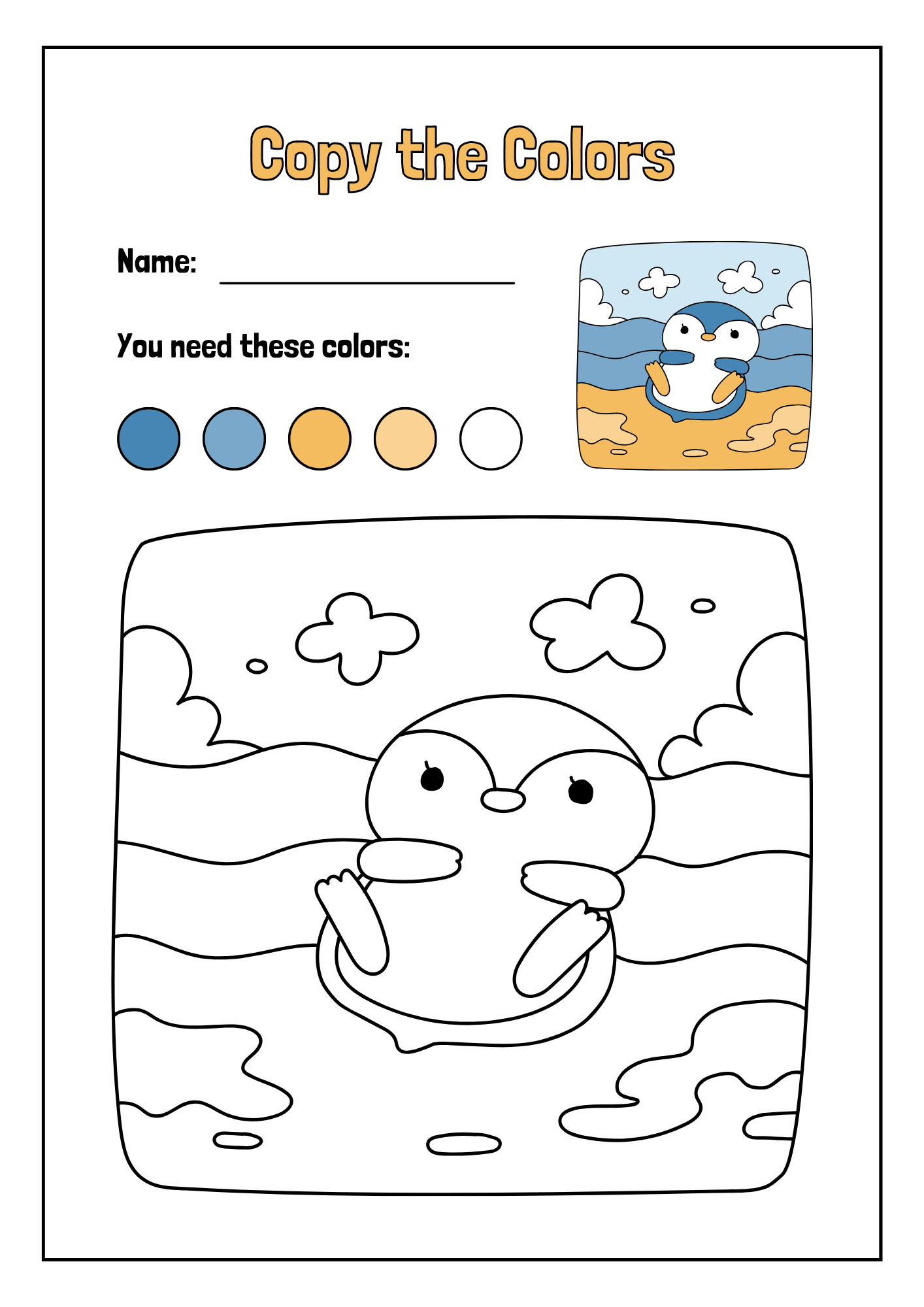 copy coloring pages for kids
