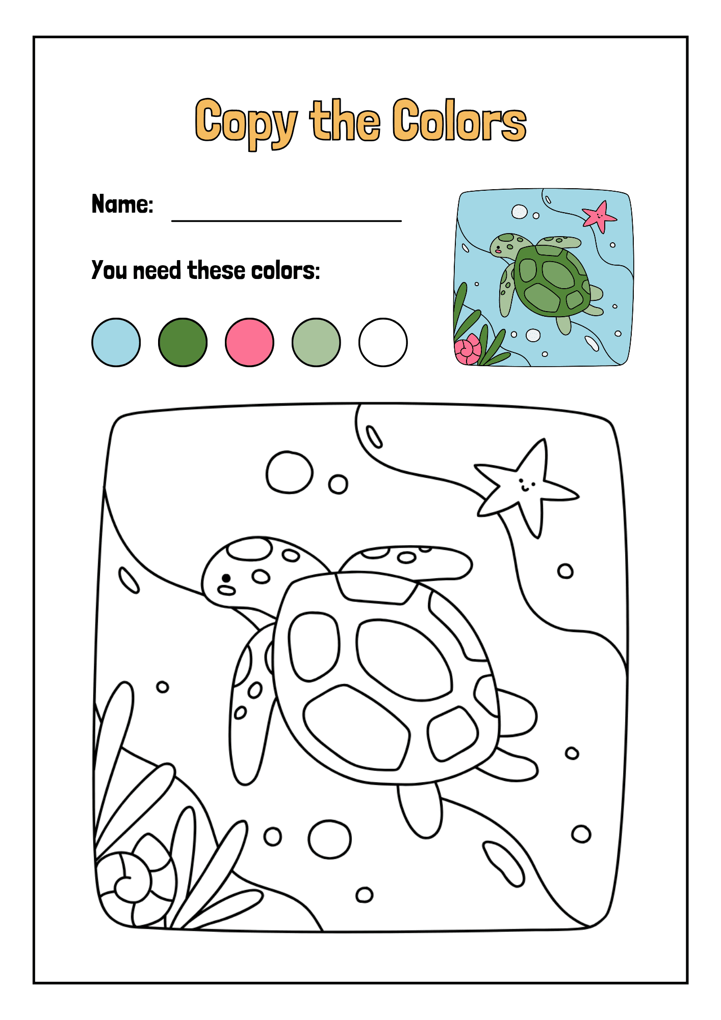 copy coloring pages for kids