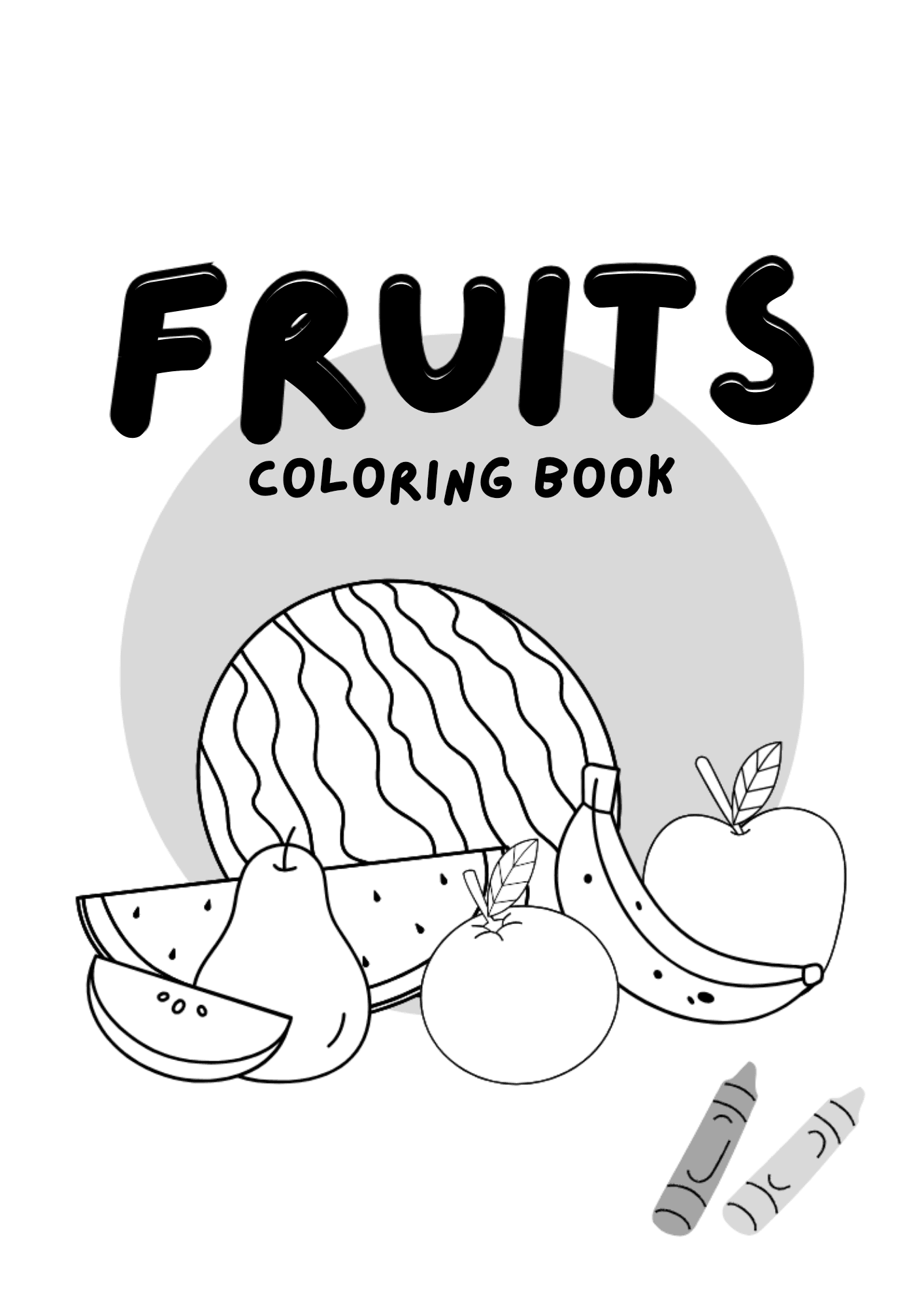 Fruit Coloring Pages PDF: A Fun and Educational Activity for Kids