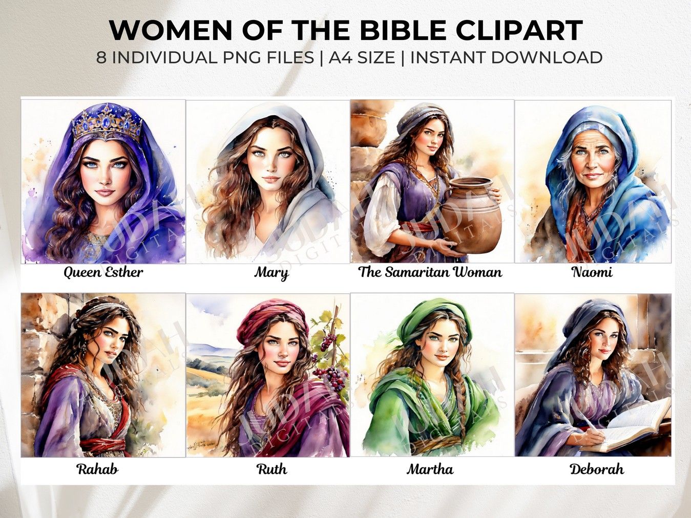 Bible Woman Clipart