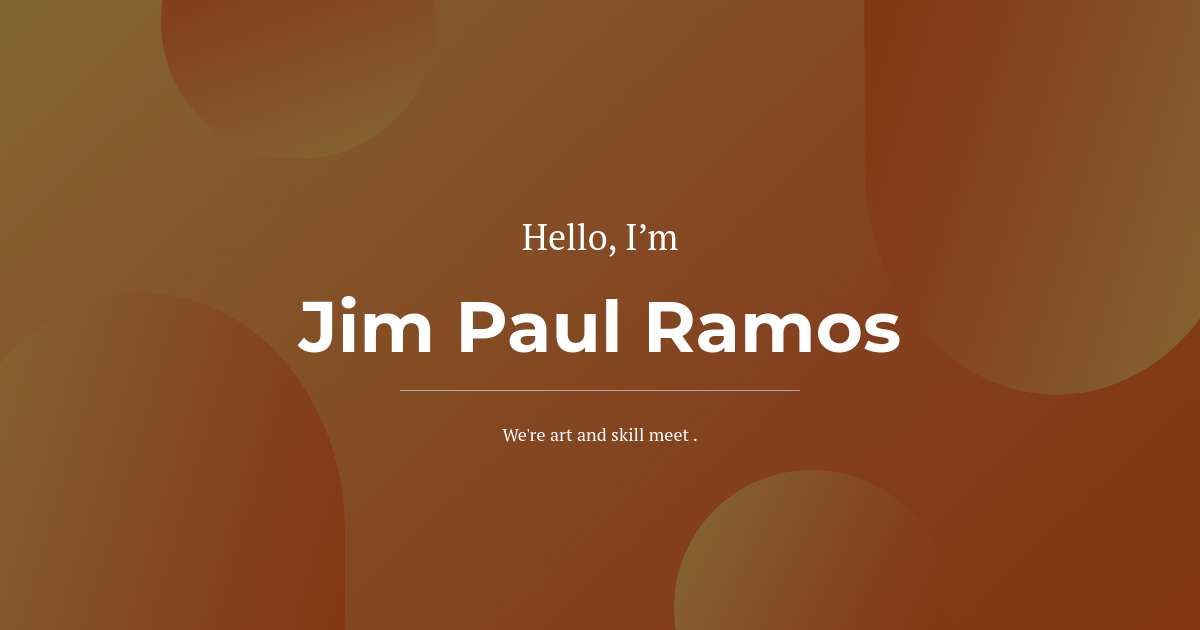 Jim Paul Ramos