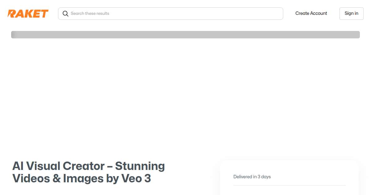 AI Visual Creator – Stunning Videos & Images by Veo 3 by xsachee - Raket.PH