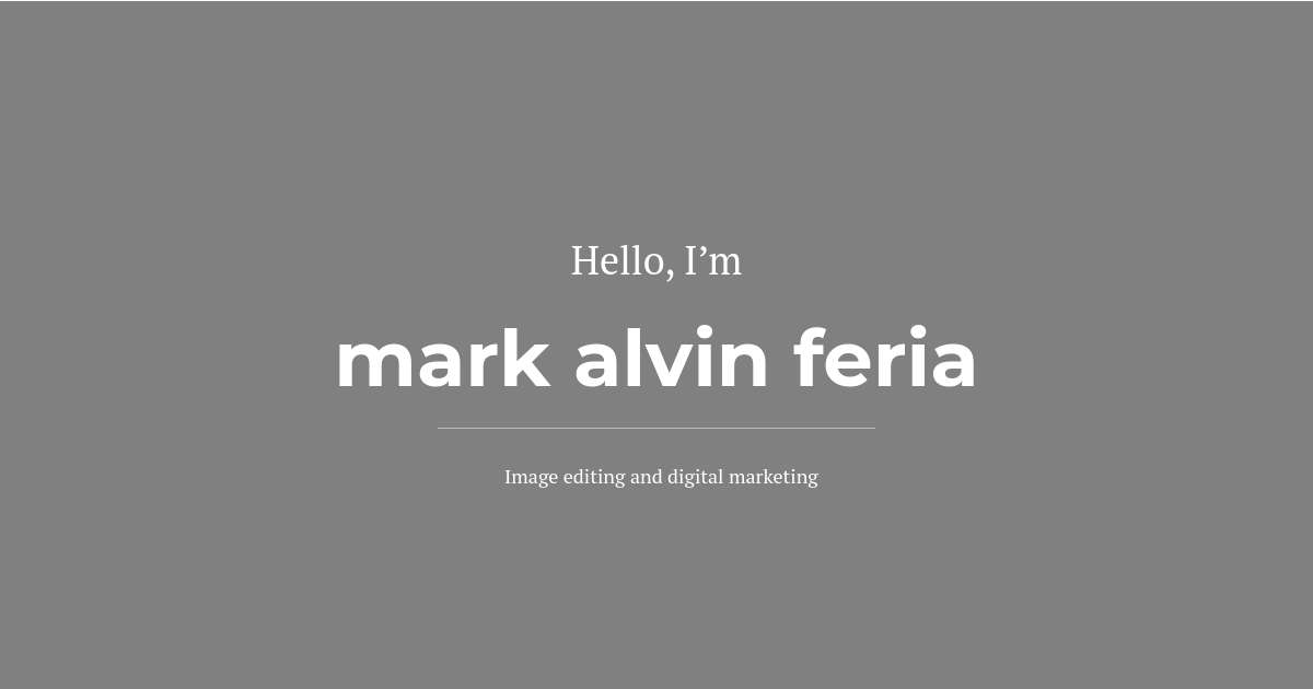 mark alvin feria