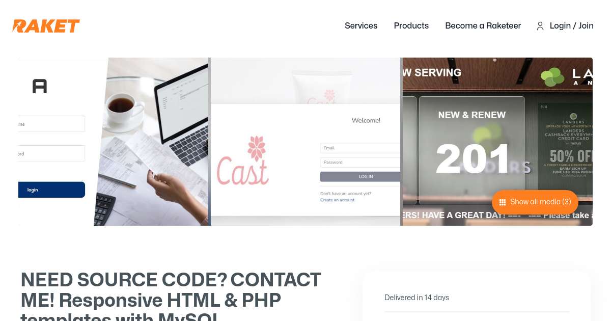 Need Source Code Contact Me Responsive Html And Php Templates With Mysql By Janlugtu Raketph 1981