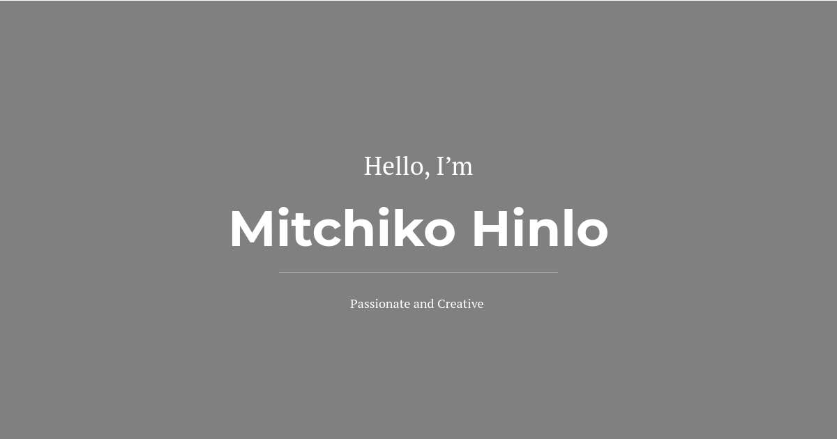 Mitchiko Hinlo