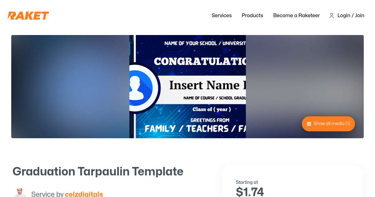 Graduation Tarpaulin Template by celzdigitals - Raket.PH
