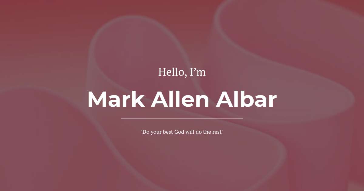 Mark Allen Albar