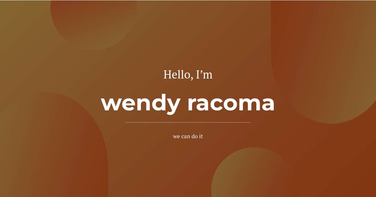 wendy racoma
