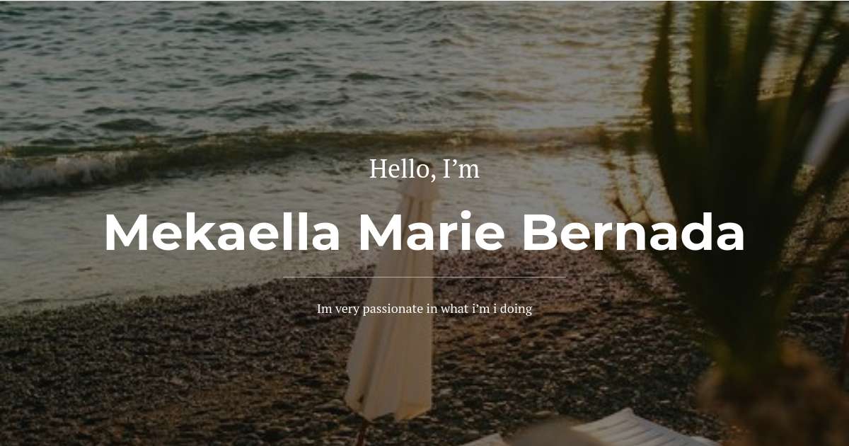 Mekaella Marie Bernada