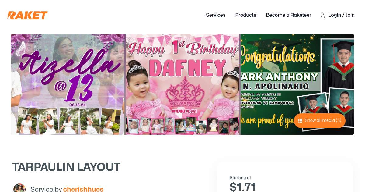 TARPAULIN LAYOUT by cherishhues - Raket.PH