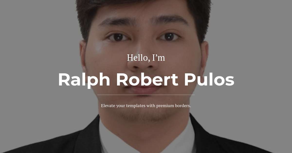 Ralph Robert Pulos