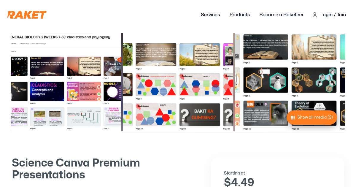 Science Canva Premium Presentations by thejacobjr - Raket.PH