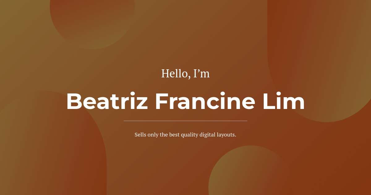 Beatriz Francine Lim