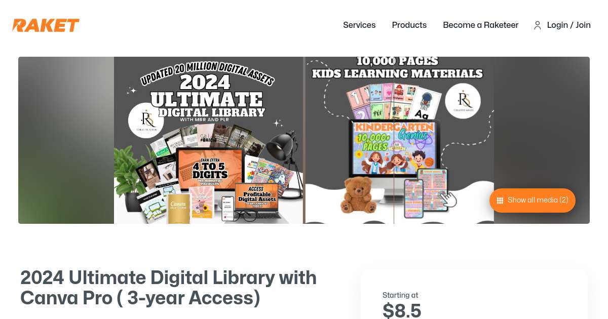 2024 Ultimate Digital Library with Canva Pro (1 Year Access) by ...