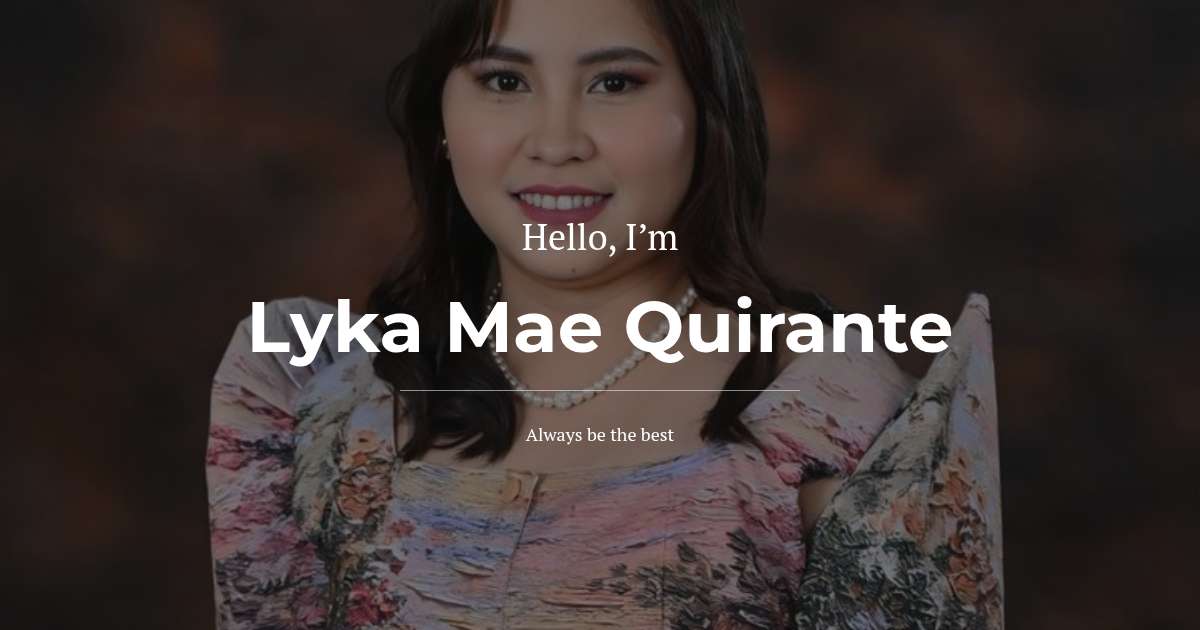 Lyka Mae Quirante