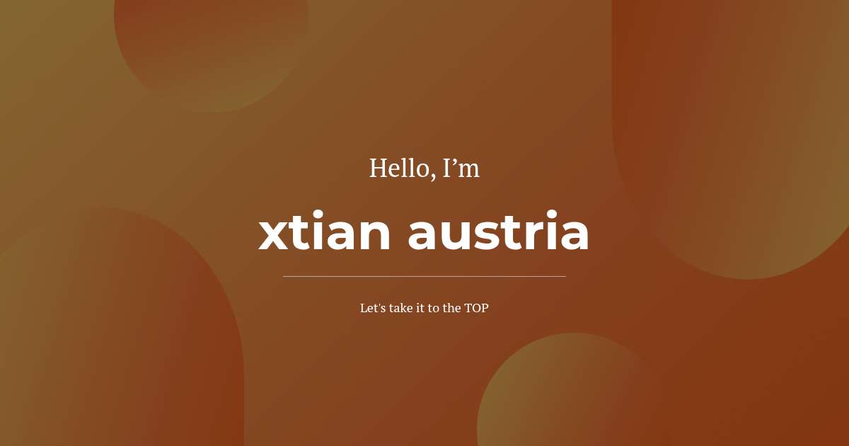 xtian austria